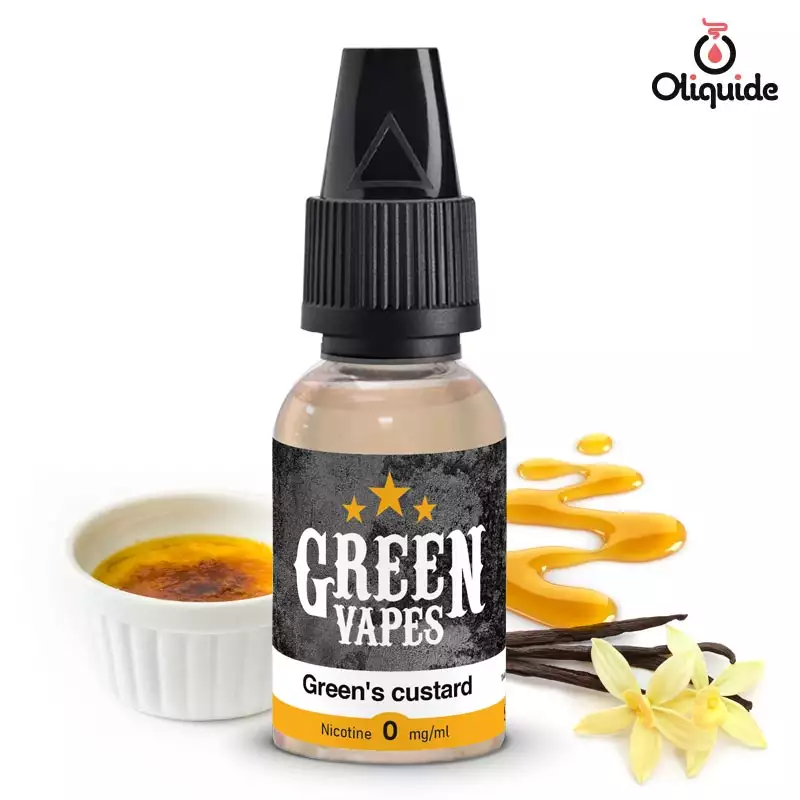 Eliquide Green Vapes Green's Custard à 3,48 € par 40.
