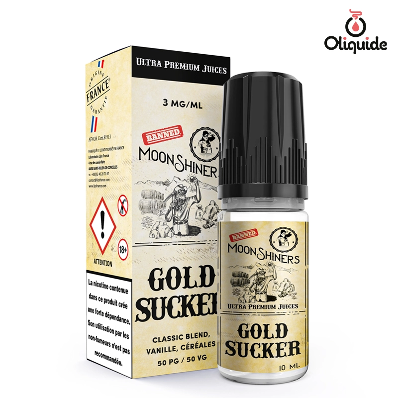 Eliquide Gold Sucker 10ml à 2,93 € par 36