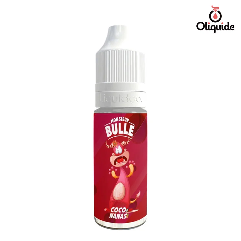 Eliquide Monsieur Bulle Coco Nanas 10ml dès 2,19
