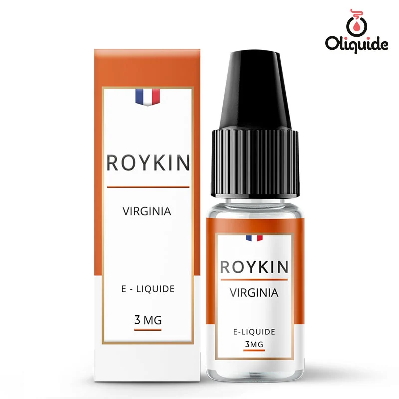 Eliquide Roykin Virginia 10ml à 2,88 € par 50