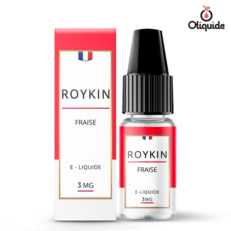 Eliquide Roykin Fraise 10ml à 2,88 € par 50
