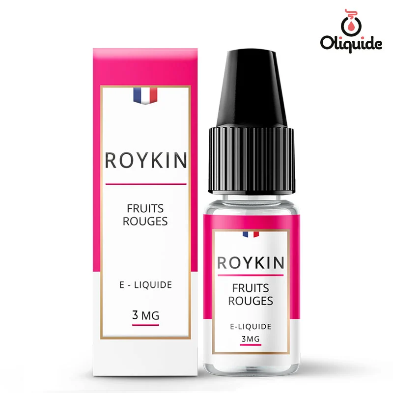 Eliquide Roykin Fruits Rouges 10ml à 2,88 € par 50