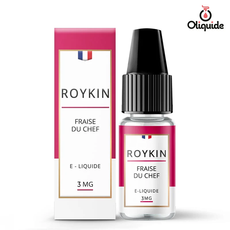 Eliquide Roykin Fraise du Chef 10ml à 2,88 € par 50