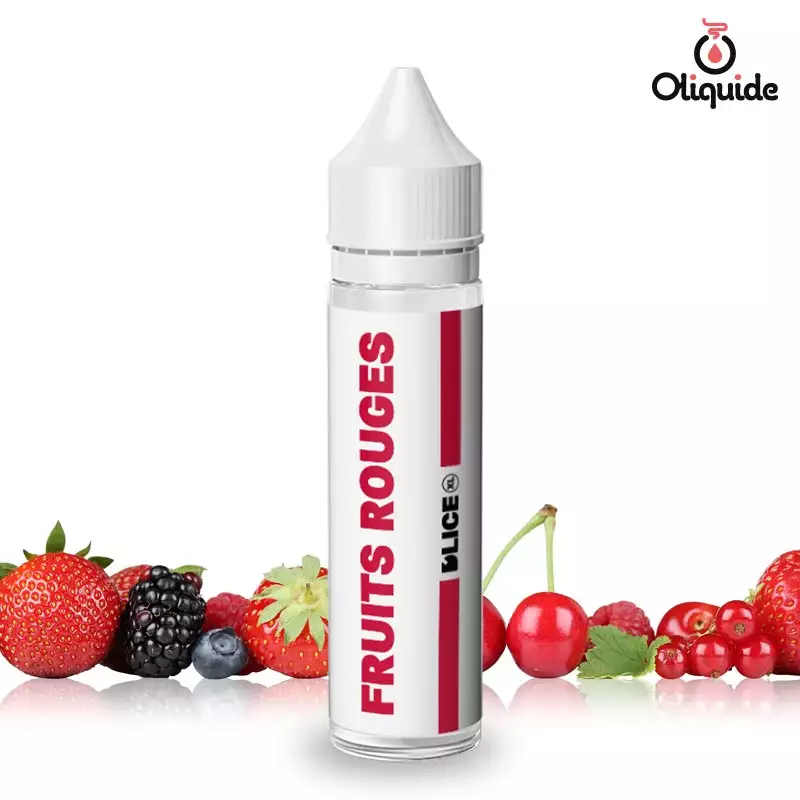 Eliquide D'Lice Fruits Rouges 50ml à 9,42 € par 10