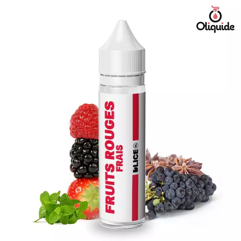 Eliquide Fruits Rouges Frais 50ml à 9,42 € par 10