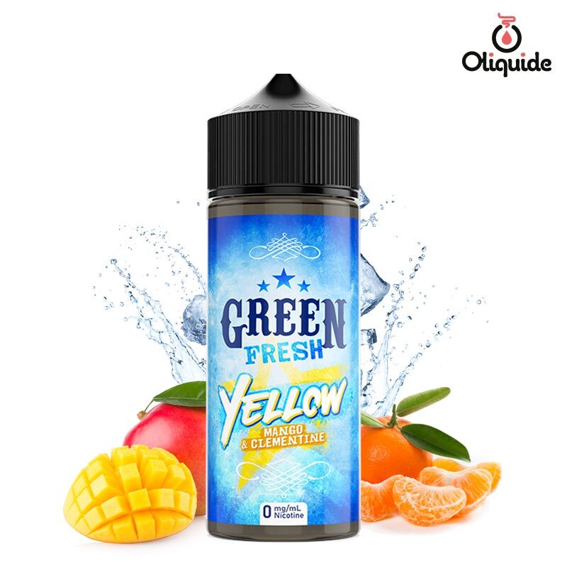 Eliquide Yellow Green Fresh 100 ml à 9,54 € par 10