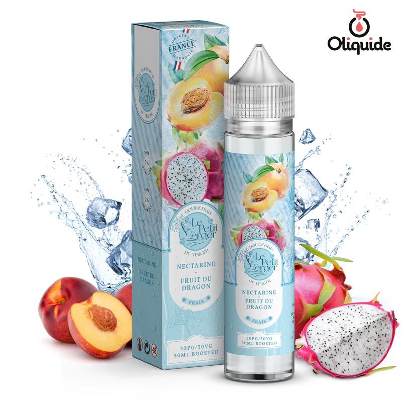 Eliquide Nectarine Fruit du Dragon Frais 50ml à 9,48 € par 5
