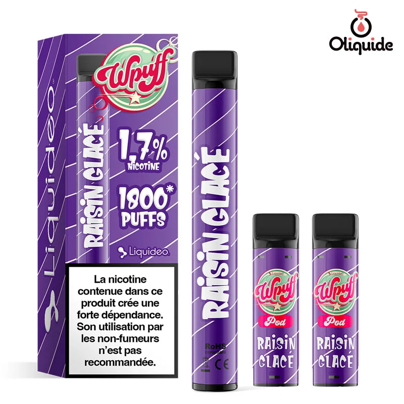 Raisin Glacé Wpuff 1800 dès 13,21