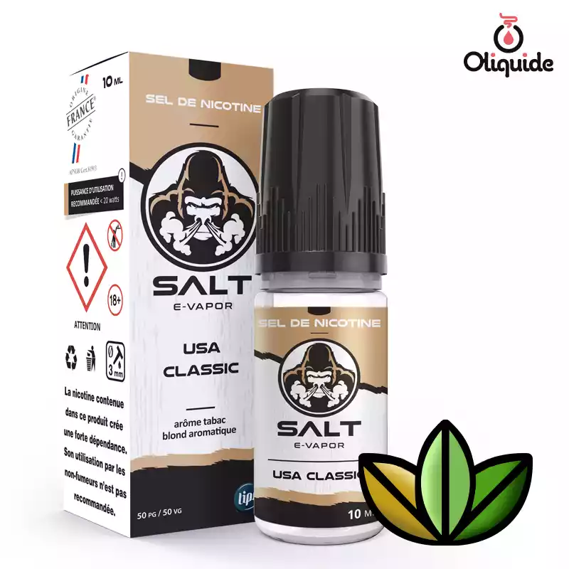 Eliquide Salt E Vapor USA Classic à 3,58 € par 36.